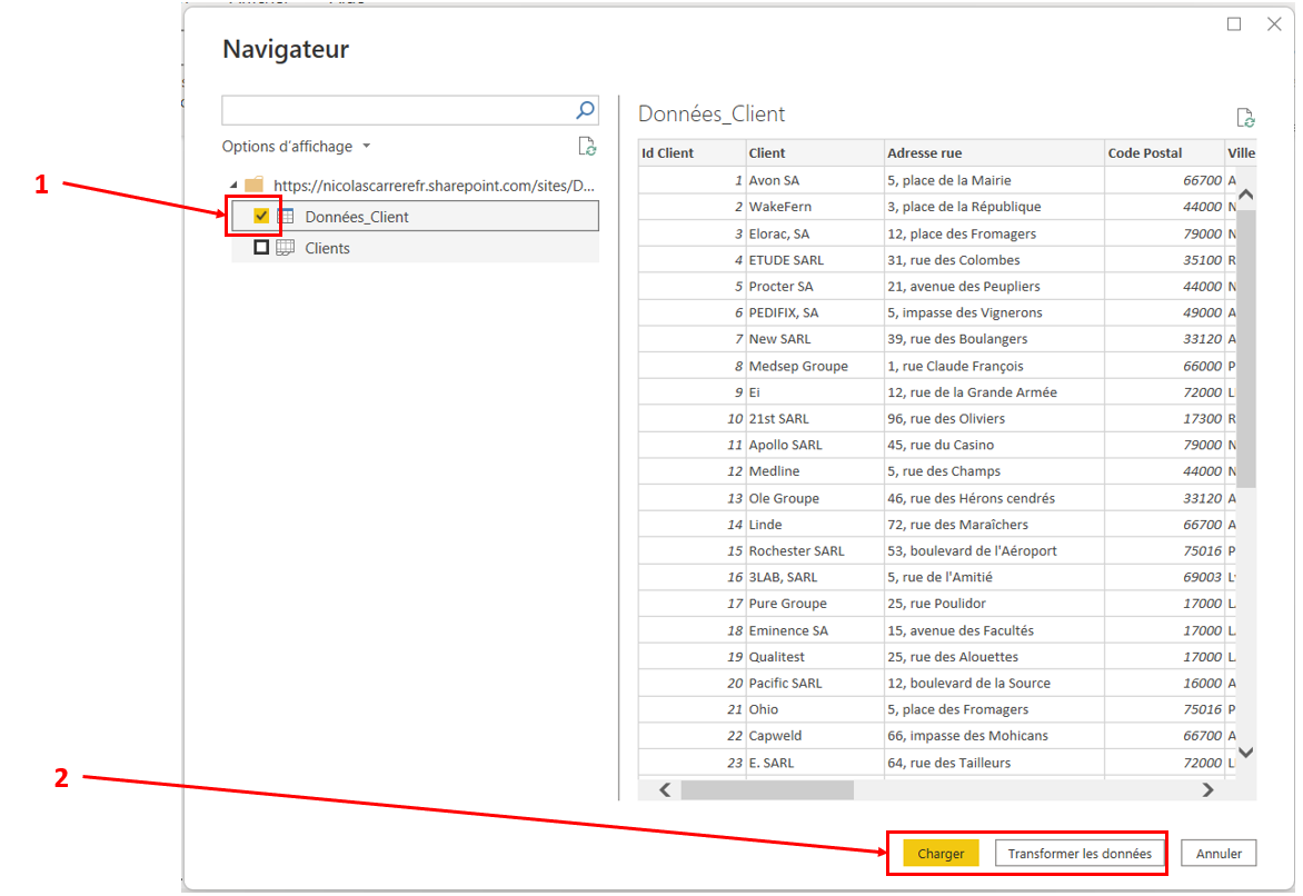 Power BI, utiliser un fichier Excel sur SharePoint - Exploitez vos données, pilotez votre activité